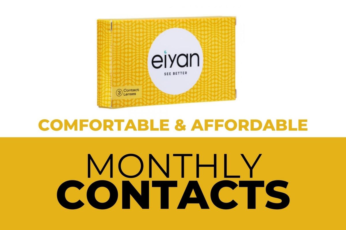 Monthly Contact Lenses with More Comfort and a Lower Price - EZOnTheEyes