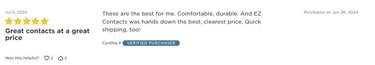 ULTRA Contact Lenses: Real User Reviews | EZOnTheEyes