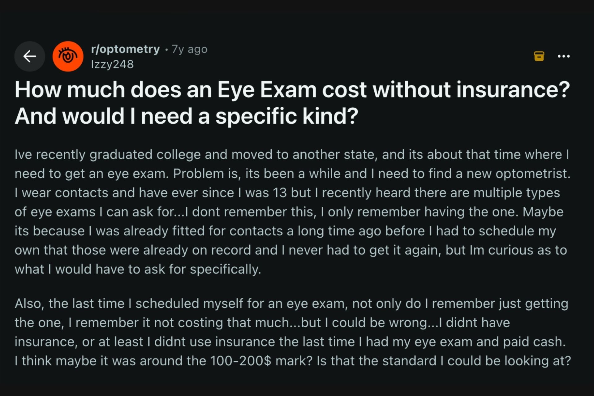 How Much Does an Eye Exam Cost? | EZOnTheEyes