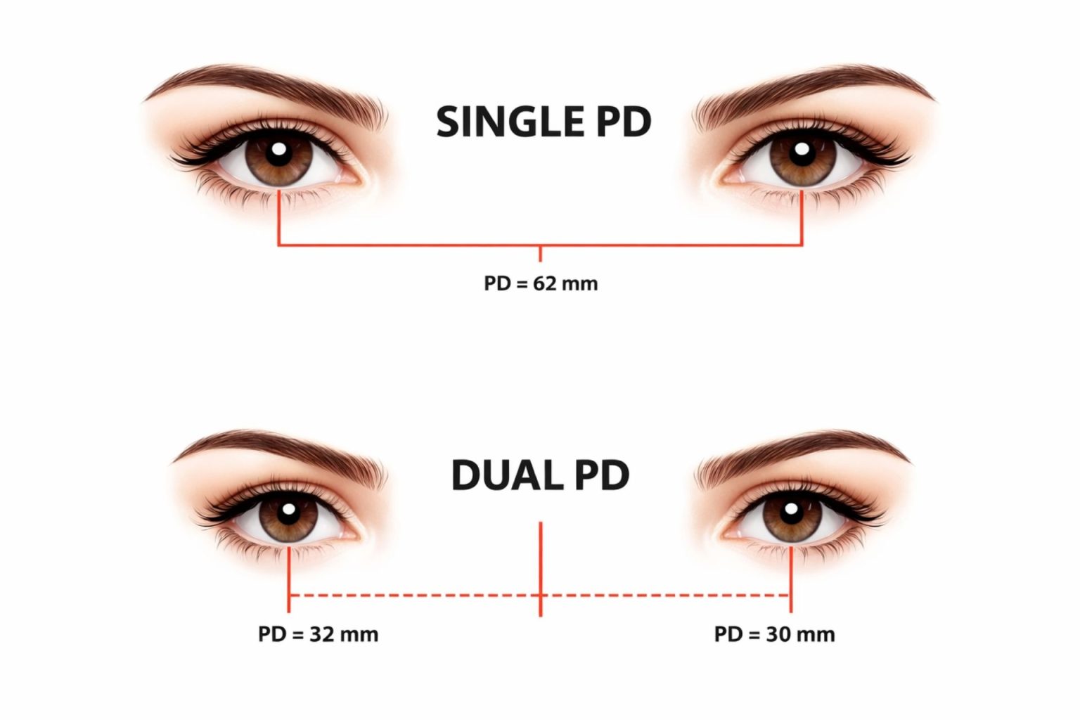 How to Measure Pupillary Distance | EZOnTheEyes